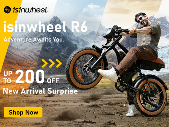 isinwheel | isinwheel R6 1000W Retro Electric Bike